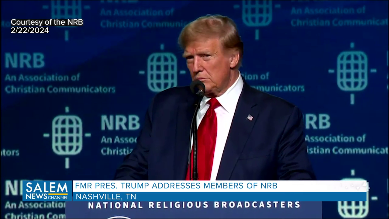 Former President Donald Trump Gives Shout Out To Us At Salem Media