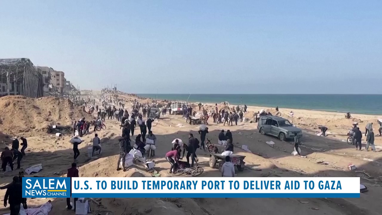 U.S. To Build Temporary Port To Deliver Gaza Aid