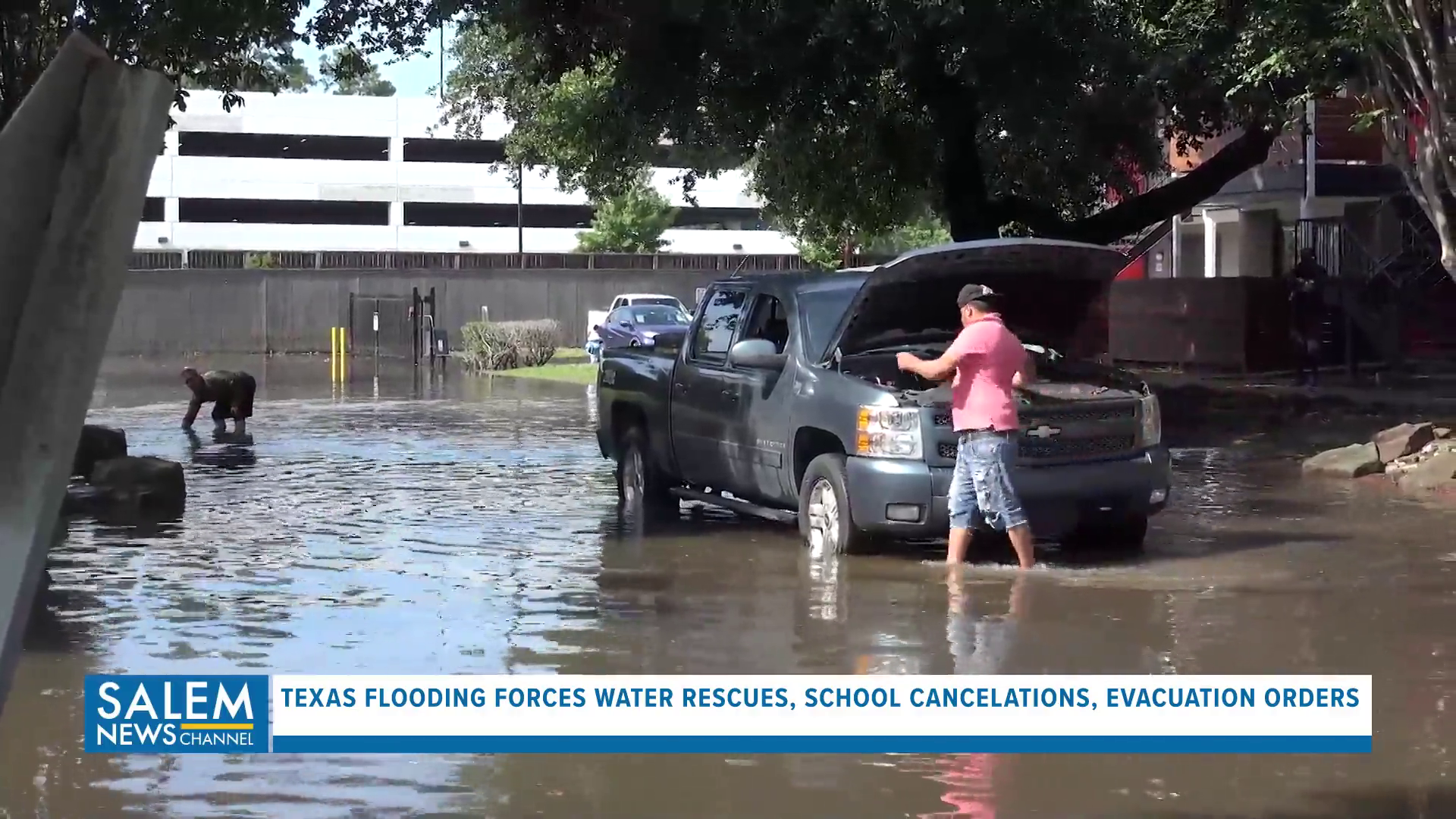 Flooding In Texas Leads To Water Rescues, Evacuation Orders
