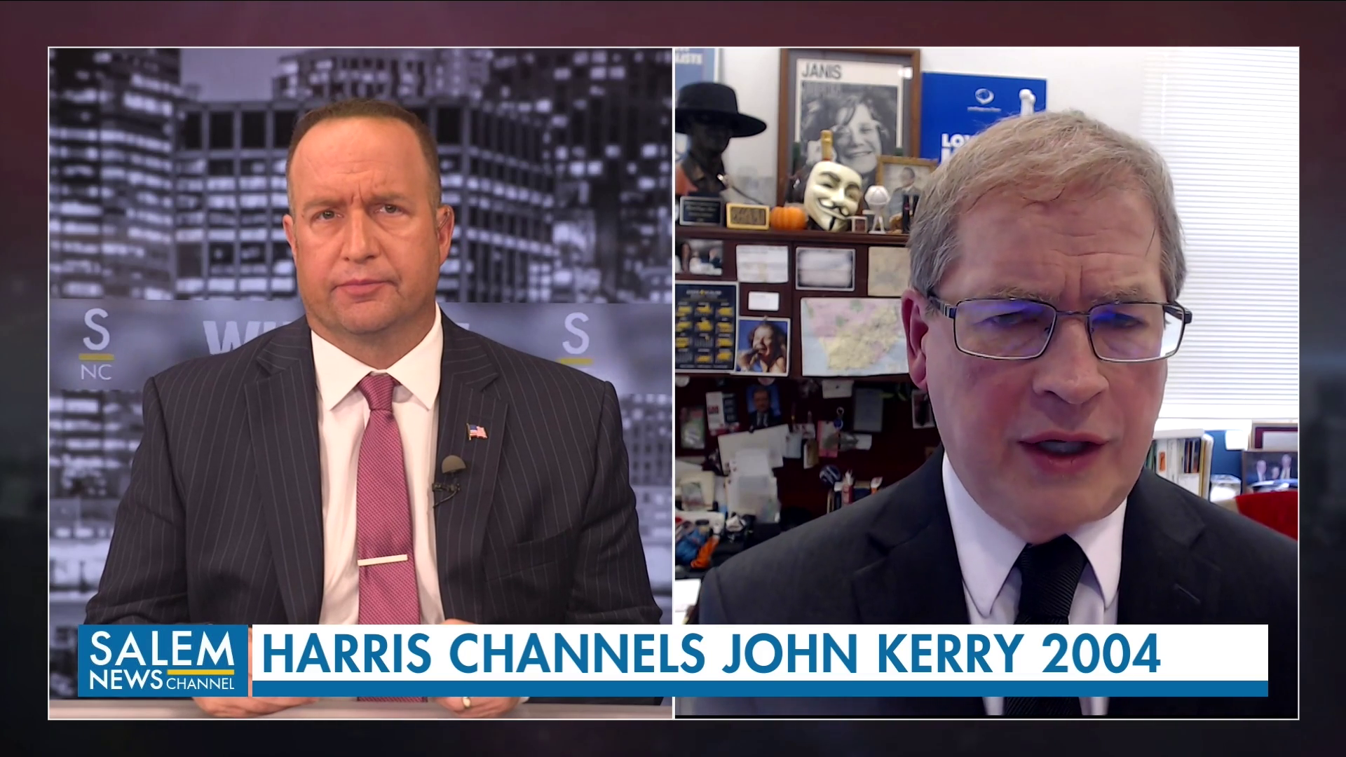 Kamala Harris Channels John Kerry From 2004!