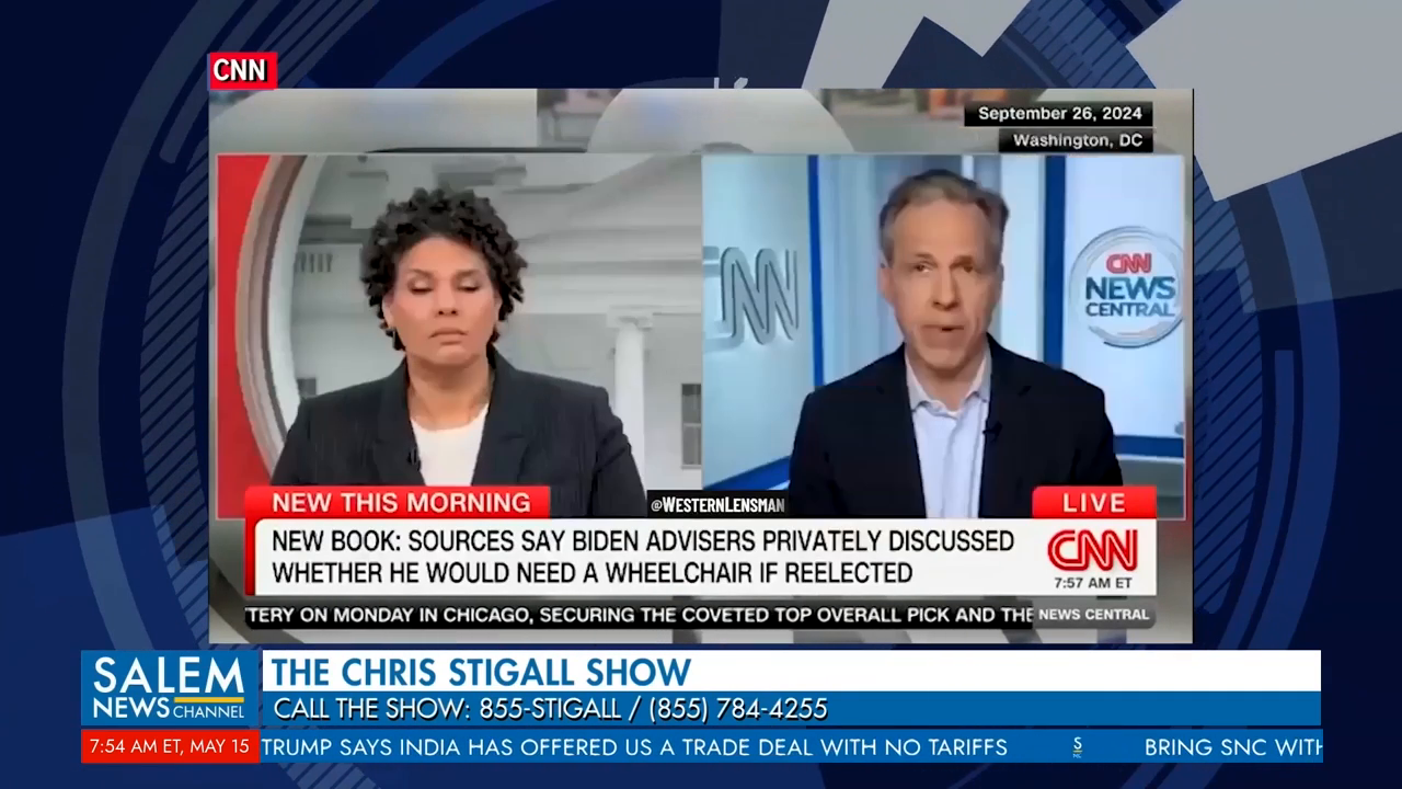 Does Chris Get Royalties For Jake Tapper's Book "Original Sin" For Reporting On Biden Decline A ...