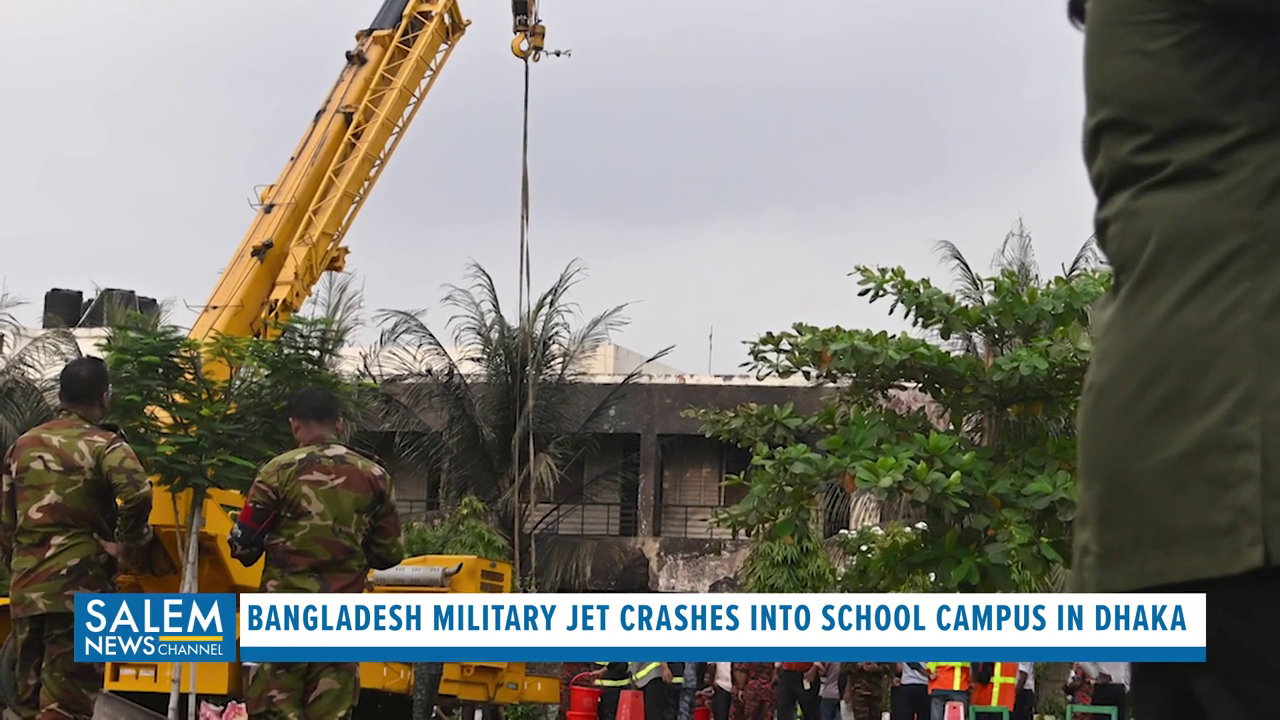 A Bangladesh Air Force Training Jet Crashes Into a Dhaka School ...